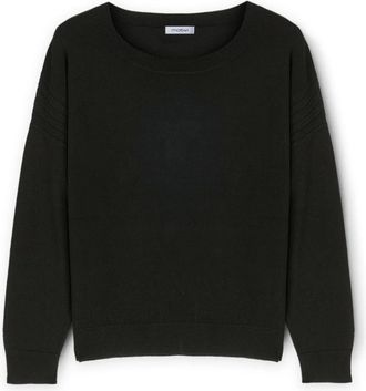 Motivi Femme, Pulls, Noir, Taille: 40 FR Pull en viscose