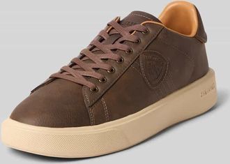 Blauer Sneaker mit Logo-Detail Modell Buck
