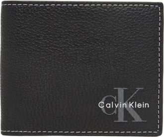 Calvin Klein Geldb&ouml;rse Calvin Klein Bold Pebble Billfold W/ Coin LV04D1270G Schwarz