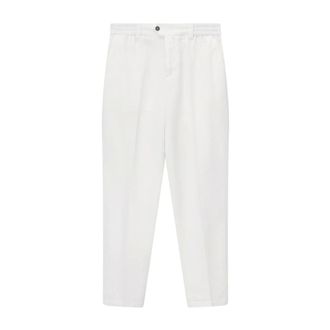 Pantaloni Torino Homme, Pantalons, Blanc, Taille: W34 Pantalon Slim-fit