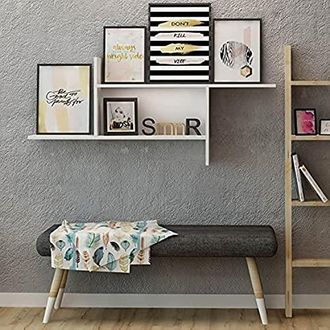 Homemania THE FURNITURE PROJECT by Homemania Regal, mittelgroß, Weiß