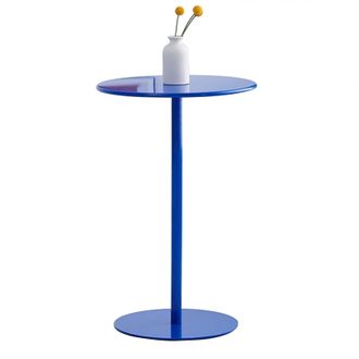 Generic Runder Bartisch, runder Bartisch aus Eisen mit Metallgestell, Konsolentisch f&uuml;r Wohnzimmer, K&uuml;che, Cocktailtisch, Fr&uuml;hst&uuml;ckstisch