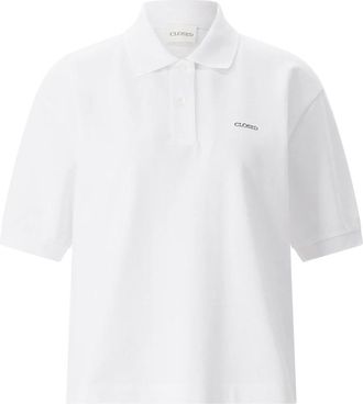 Closed Femme, Tops, Blanc, Taille: 38 FR Polo