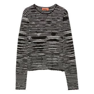 Missoni Crewneck Sweater - - Knitwear - Damen - Schwarzk - S