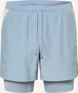 Under Armour 2-In-1-Laufshorts Ua Launch blau