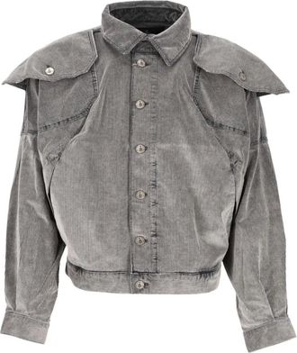 Vivienne Westwood Veste Large en Denim - Homme - Vestes - Gris - Taille: S
