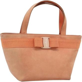 Ferragamo Sac &agrave; main Pre-owned - Femme - Pre-owned - Orange - Taille: ONE Size