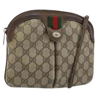 Gucci Sac Bandouli&egrave;re Vintage Pre-owned - Femme - Pre-owned - Beige - Taille: ONE Size