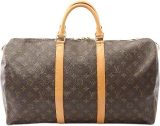 Louis Vuitton unisex, Pre-owned, Brun, Taille: ONE Size Sac Week-end en Toile Pre-owned