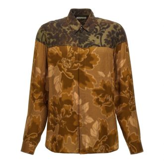 Dries Van Noten Carvies 9080 Shirt - - Shirts - Herren - Braun - L