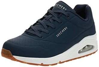 Skechers Femme Uno On Air Display-stands, Navy Durabuck Mesh, 38 EU