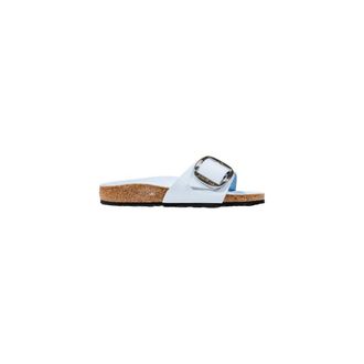 Birkenstock Blaue Kunstleder Flaches Sandalen