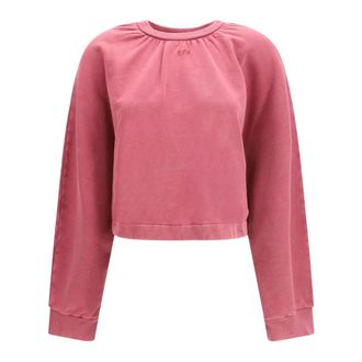 Off-white Off Stamp Balloon Crewneck Sweatshirt - - Sweatshirts & Hoodies - Damen - Rosa - M