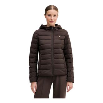 Guess Femme, Vestes, Brun, Taille: 40 FR Veste courte matelass&eacute;e