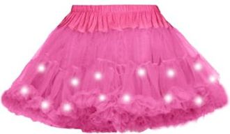 Generic Jupe tutu pour femme, rose vif, Taille unique