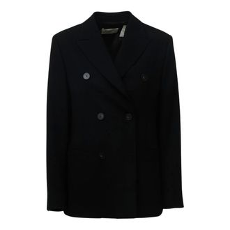Montedoro Red Blazer Double-Boutonn&eacute; - Femme - Vestes - Noir - Taille: 42 FR