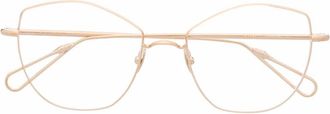 Ahlem lunettes de vue &agrave; monture oversize - Or