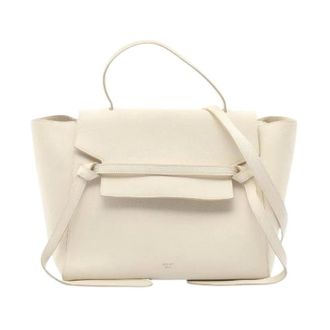 Celine Pre-owned SAC Banane Mini Cuir Sac 2 ways - Femme - Pre-owned - Blanc - Taille: ONE Size