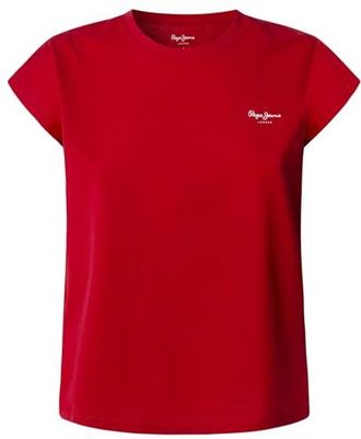 Pepe Jeans London Blooma T-Shirt, Rouge (Rouge), M Femme