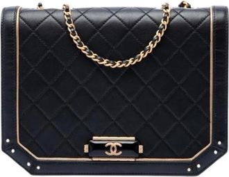 Chanel Pre-owned Cuir sacs-chanel - Femme - Pre-owned - Noir - Taille: ONE Size