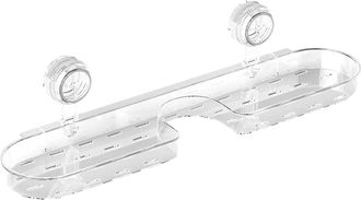 Generic Wandregal f&uuml;r Badezimmer, Wand- und Badezimmer-Organizer &uuml;ber dem Wasserhahn, Waschbeckenregal, Saugnapf-Organisation und Aufbewahrung f&uuml;r Zuhause, K&uuml;