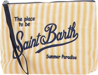 MC2 Saint Barth Homme, Sacs, Jaune, Taille: ONE Size Aline Cotton Pouch