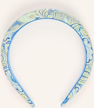 Etro Etro Haarreif Aus Seide blau