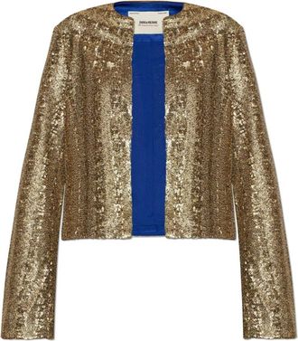 Zadig&Voltaire Luxilo Kurze Jacke - - Jackets - Damen - Gelb - L