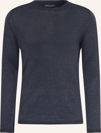 Marc O'Polo Marc Opolo Pullover Mit Leinen blau