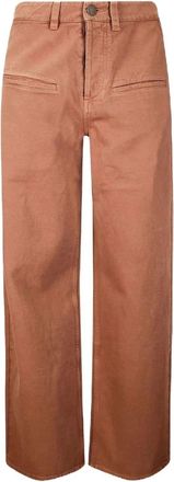 Uma Wang UMA Wang, Femme, Pantalons, Brun, Taille: 38 FR Straight Pantalons
