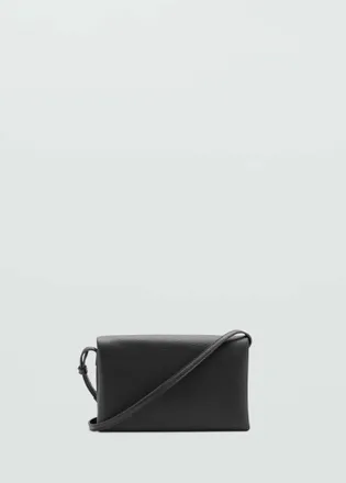 Mango Petit sac bandouli&egrave;re noir - Femme - Taille unique - MANGO