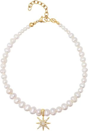 Nialaya Femme, Accessoires, Jaune, Taille: 3XS Twilight Star Pearl Choker