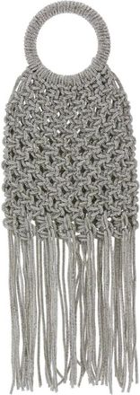 Twentyfourhaitch Femme, Sacs, Gris, Taille: ONE Size Sac &agrave; main Maronti avec franges en cristal