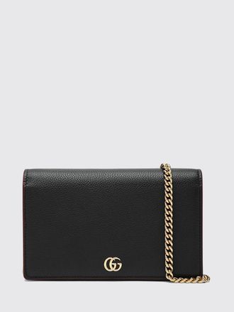 Gucci Sac bandouli&egrave;re GG Marmont en cuir matelass&eacute; avec monogramme