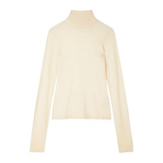 Patrizia Pepe Femme, Pulls, Beige, Taille: 36 FR Pull en Laine L&eacute;ger &Eacute;l&eacute;gance Urbaine