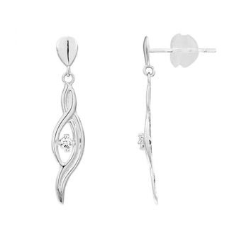 Cleor Boucles doreilles en or 375/1000 et diamant