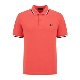Fred Perry Homme, Tops, Rouge, Taille: S Polo Chemises