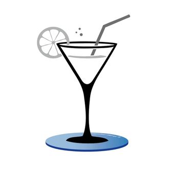 Cazador-del-Sol das Original | James | 2 Stück | Glasuntersetzer blau | Durchmesser 10cm