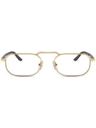 Persol lunettes de vue &agrave; monture g&eacute;om&eacute;trique - Or