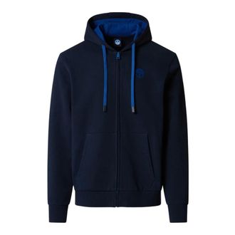 North Sails Homme, Sweatshirts et sweats &agrave; capuche, Bleu, Taille: 3XL Full Zip Sweat &agrave; capuche