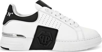 Philipp Plein derbies &agrave; perforations - Blanc