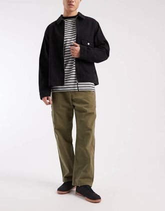 Polo Ralph Lauren Dungaree - Relaxed-Fit-Carpenter-Jeans aus Canvas in Mittelgr&uuml;n