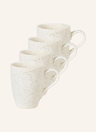 Broste Copenhagen Broste Copenhagen 4er-Set Henkelbecher Nordic Vanilla beige