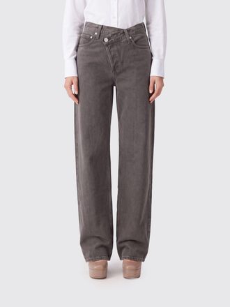 A Gold E Jeans Damen Farbe Grau