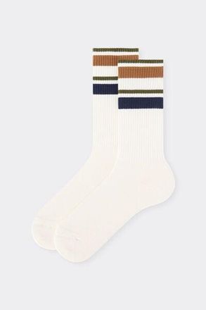 Calzedonia Gemusterte Socken F&uuml;r Herren Wei&szlig;