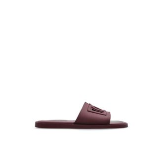 Dolce & Gabbana Gummiflipflops mit Logo - - Shoes - Herren - Rot - 41 EU