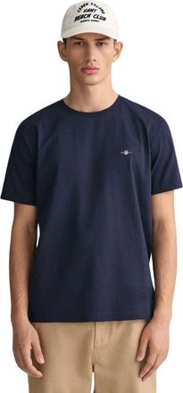 GANT Shield T-Shirt - - Tops - Herren - Blau - L