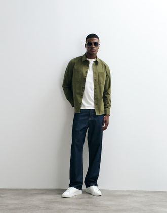 HUGO BOSS HUGO Red - Egrin - Chemise d&eacute;contract&eacute;e - Vert