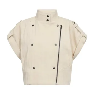 Co'Couture Femme, Vestes, Beige, Taille: 42 FR Vestes l&eacute;g&egrave;res