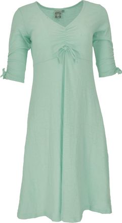 Guru Shop Midikleid aus Bio-Baumwolle, Basic Kleid Organic - Seagreen, Damen, Size:M